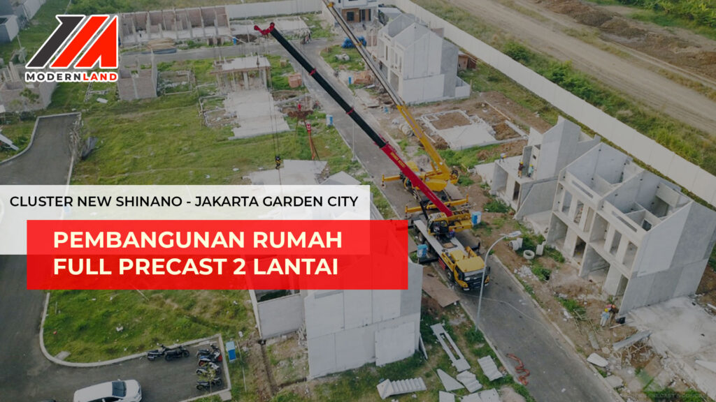 Instalasi Rumah Full Precast 2 Lantai - Modern Precast & Concrete